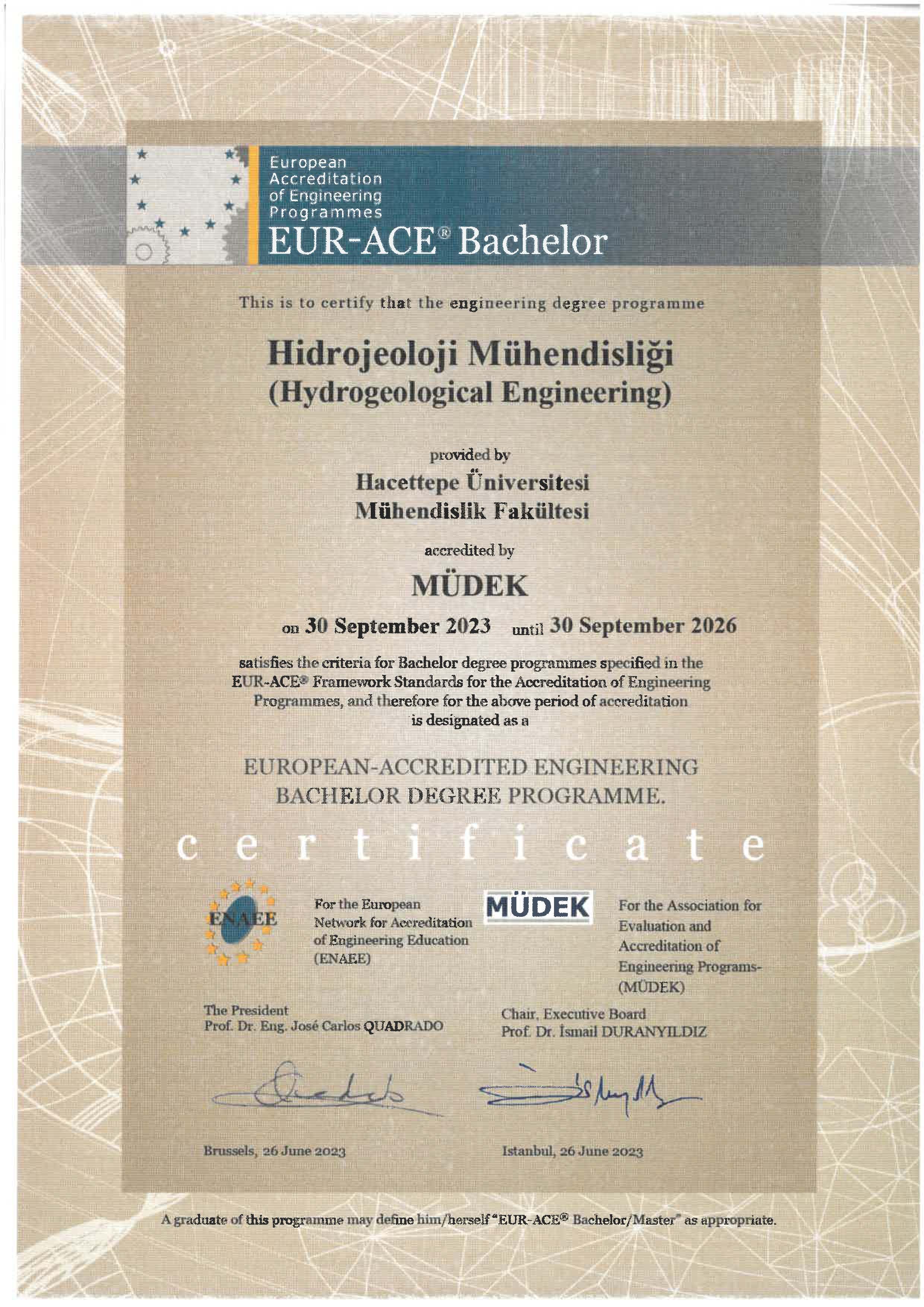 Hacettepe University Geological Engineering